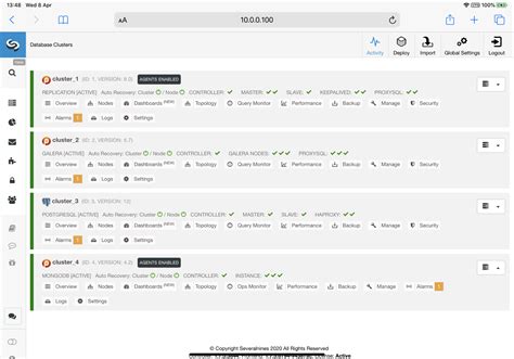Managing Your Open Source Databases From Your Ipad Severalnines