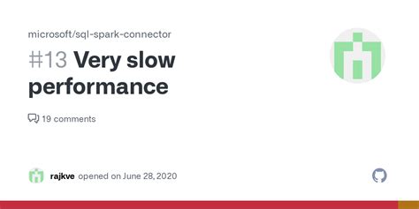 Very Slow Performance Issue 13 Microsoft Sql Spark Connector GitHub