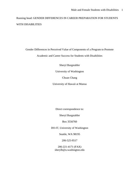 Pdf Gender Differences In Computer Mediated Communication Among Adolescents With Disabilities