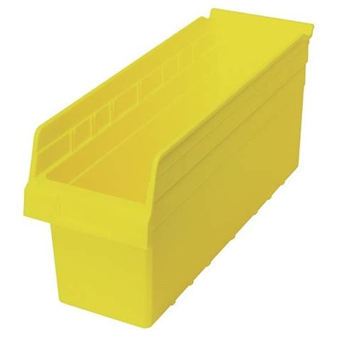 17 78 L X 6 58 W X 8 Hgt Yellow Store Max Shelf Bin Us