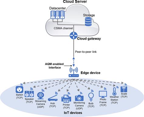 Overview Of The Simulated IoT Network Download Scientific Diagram