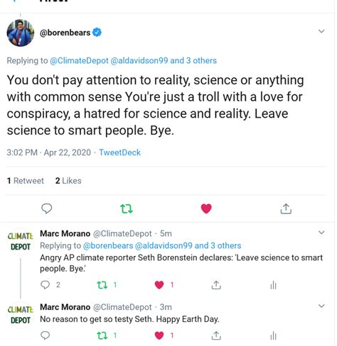 Aps Seth Borenstein Rips Climate Depots Morano ‘youre Just A Troll