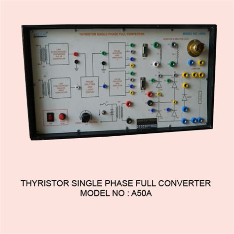 Thyristor Single Phase Full Wave Converter Aluminum 230v Power Circuit Load Capacity 25w