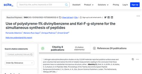 Use Of Polystyrene 1 Divinylbenzene And Kel F G Styrene For The Simultaneous Synthesis Of Peptides