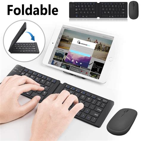 2 4ghz Wireless Foldable Bluetooth Keyboard