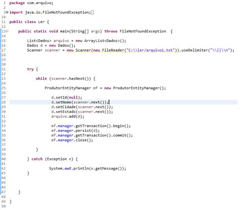 Java Persistindo No Banco A Partir De Um Arquivo Stack Overflow Em