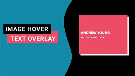 Pure Css Animated Text Overlay On Hover Text Overlay Text Animation Web Development Design
