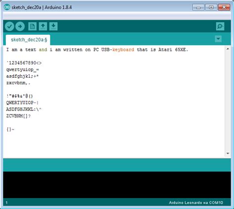 Atari 65xe As Usb Keyboard Trybotics
