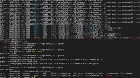 Failed To Init Store Miner · Issue 663 · Filecoin Projectlotus · Github