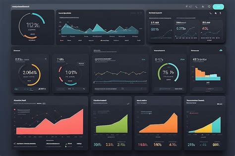 Premium Photo Chat Marketing Metrics Dashboard
