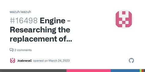 Engine Researching The Replacement Of Rapidjson By Nlohmann · Issue 16498 · Wazuhwazuh · Github