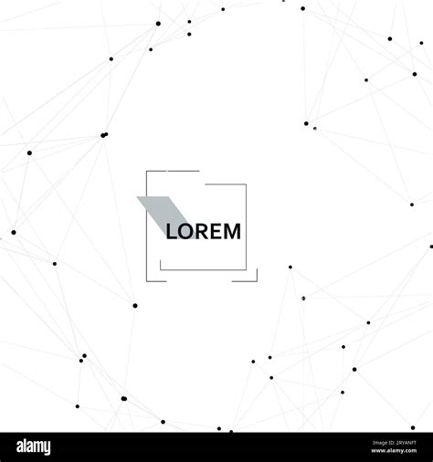 Vector Connect Lines And Dots Medical Global Illustration Concept Data Dots Connection Element