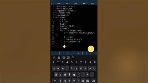 python turtle graphic design😜😜🥰🥰 python coding status 😍😜 shorts programming turtle python