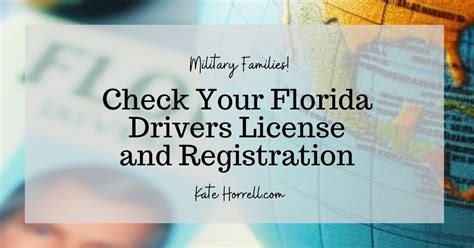 Keeping Your Florida Drivers License Up To Date • Katehorrell