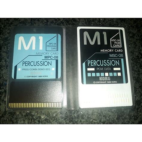 Korg M1 Msc 08 Percussion Pcm Data Card Second Hand Reverb