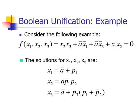 Ppt Boolean Unification Powerpoint Presentation Free Download Id