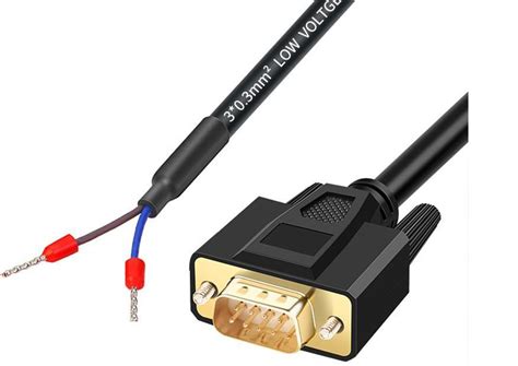 Db9 Connector Plug Cable Male Female Rs232 485 Cord 9 Pin Com Port 235 Terminal Line Shielded