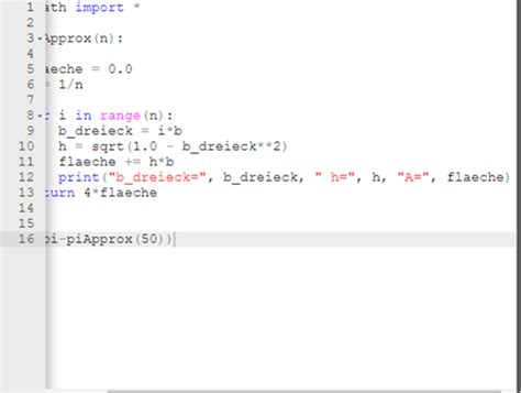 python mathematische modellierung mit python funktionen kreisfläche computer pc mathematik