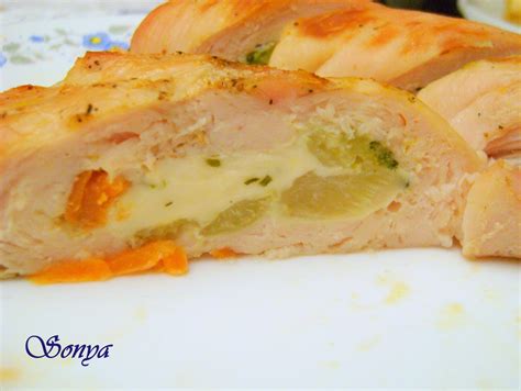 Моето сладко хоби Пилешко роле с броколи и сирене