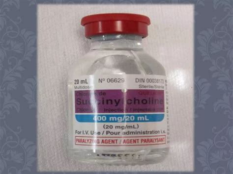 Depolarizing Neuromuscular Blockers Pptx