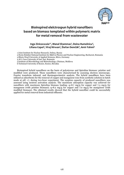 Pdf Bioinspired Elelctrospun Hybrid Nanofibers Based On Biomass Templated Within Polymeric