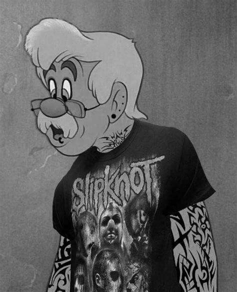 Punk Gepetto From Pinocchio Dark Disney Art Goth Disney Emo Disney