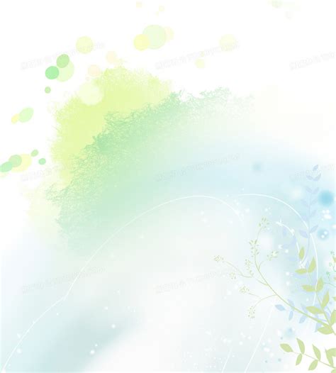 简约淡雅绿色花纹背景背景图片素材免费下载 熊猫办公