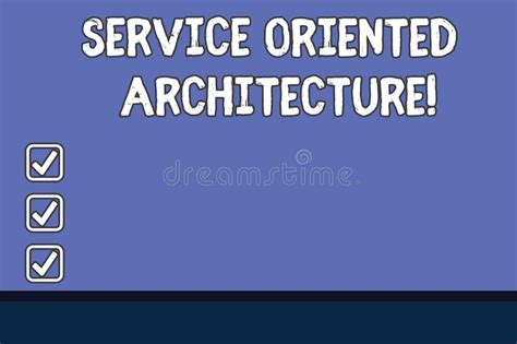 Conceptual Hand Writing Showing Service Oriented Architecture Business Photo Text Central