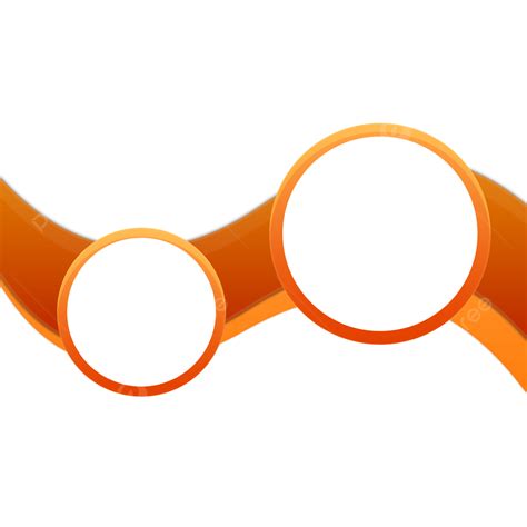 전단지 요소 주황색 둥근 모양 물결 모양의 Psd 및 Png 오렌지 플라이어 물결 모양의 Png 요소 Png 일러스트 및 Psd 이미지 무료 다운로드 Pngtree