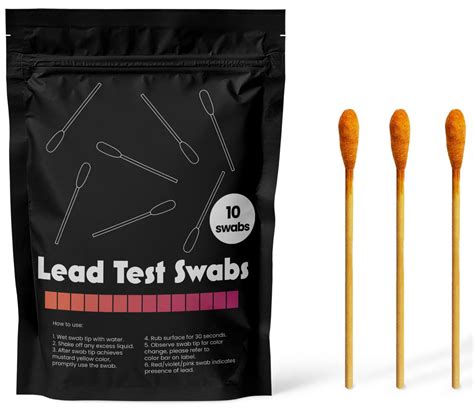 Lead Test Kit 10 X Instant Testing Swabs For Lead