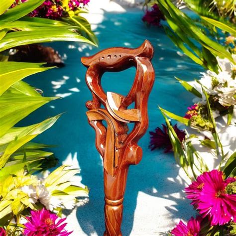 Handmade Wooden Walking Stick Christian Cross Carved Mobility Cane Etsy