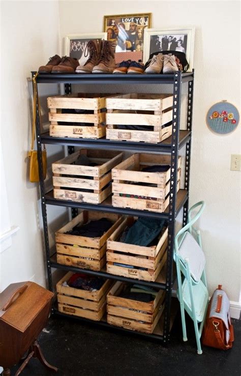 39 Wood Crate Storage Ideas That Will Have You Organized In No Time