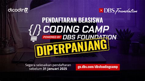 coding camp powered by dbs foundation siap melatih 6 000 calon talenta