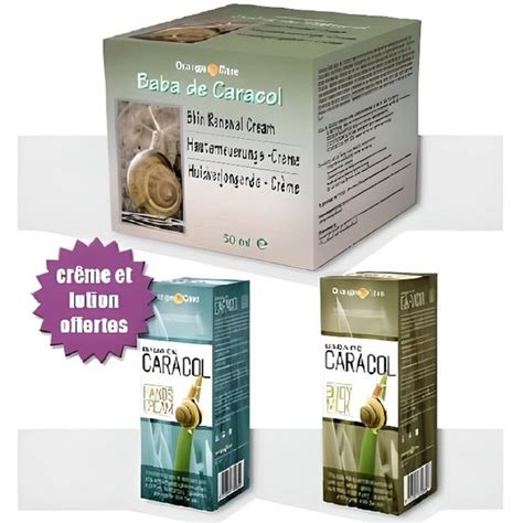 Creme à La Bave Descargot Baba De Caracol Cdiscount Au Quotidien