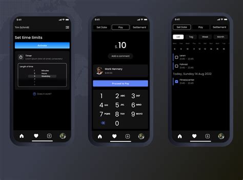 mobile ui design by zarak mahmood tariq on dribbble