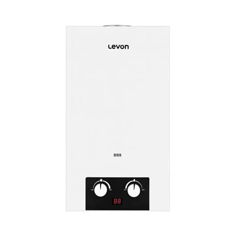 سخان غاز ديجيتال ليفون، 10 لتر، ابيض 6518122 شركة روفائيل