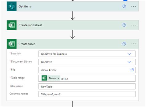 Create And Fill Excel Table Power Platform Community