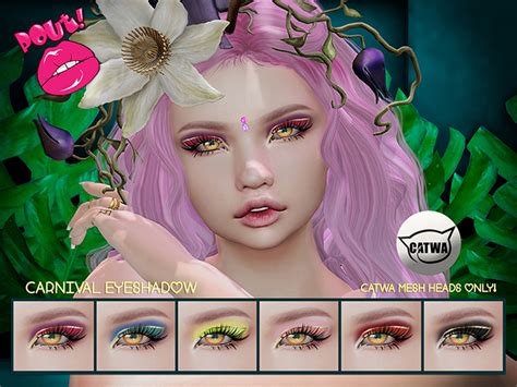 Second Life Marketplace [pout ] Carnival Eyeshadow Catwa
