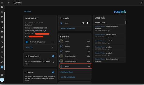 Reolink Doorbell Trigger Quick Message Feature Requests Home Assistant Community
