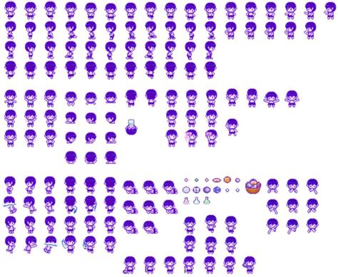 Planilha De Sprites De Rpg