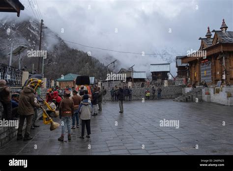 The Deity Of Mathi Is Taken Out On A Palanquin To Circumambulate The Temple Premises Before