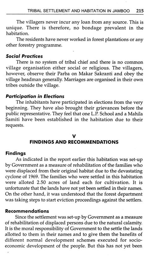 Tribal Settlement And Minor Forest Produce Tribal Life In India