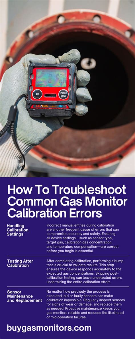 How To Troubleshoot Common Gas Monitor Calibration Errors Tg