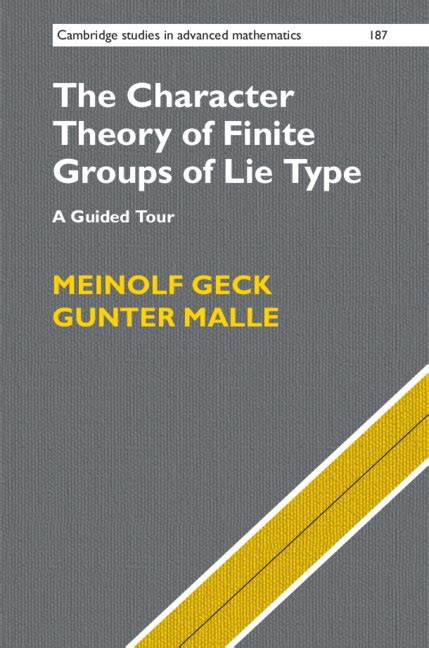 The Character Theory Of Finite Groups Of Lie Type