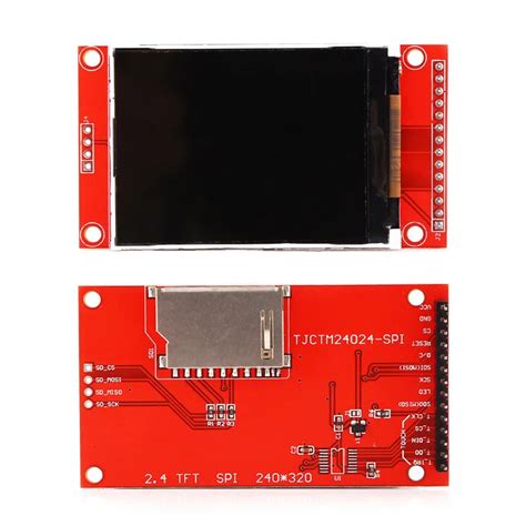 5 шт 2 240x320 Spi Tft ЖК дисплей последовательный 240 320 Ili9341 Pcb адаптер Sd Card Tft ЖК