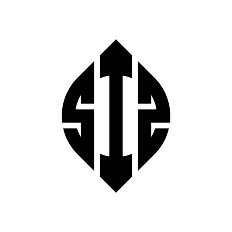 Siz Circle Letter Logo Design With Circle And Ellipse Shape Siz Ellipse Letters With