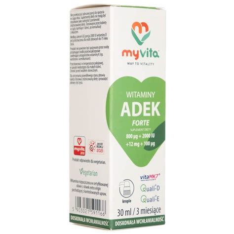 Myvita Witaminy Adek Forte Krople 30 Ml