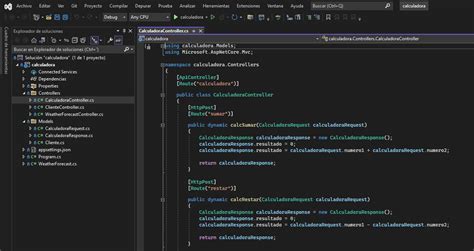 Crea Una Webapi Rest Calculadora En Net Y Visual Studio Code Hot Sex