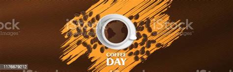 10월 1일 국제 또는 전국 커피의 날 인사말 카드 포스터 및 배너 벡터 일러스트 배경 0명에 대한 스톡 벡터 아트 및 기타 이미지 Istock