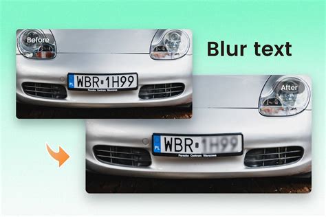 how to blur text in an image on pc and app fotor